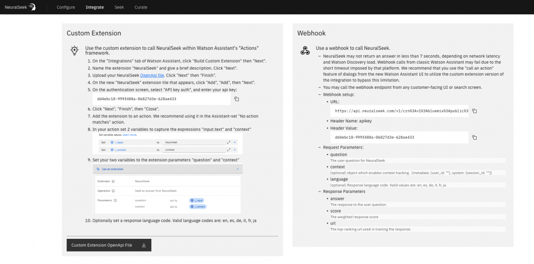 Documentation | NeuralSeek